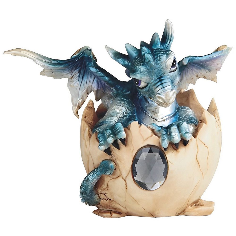 FC Design 4"H Fantasy December Birthstone Blue Dragon Baby Hatchling ...
