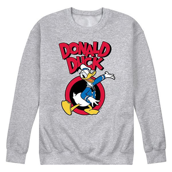 Disney's Donald Duck Men's Fleece Sweatshirt