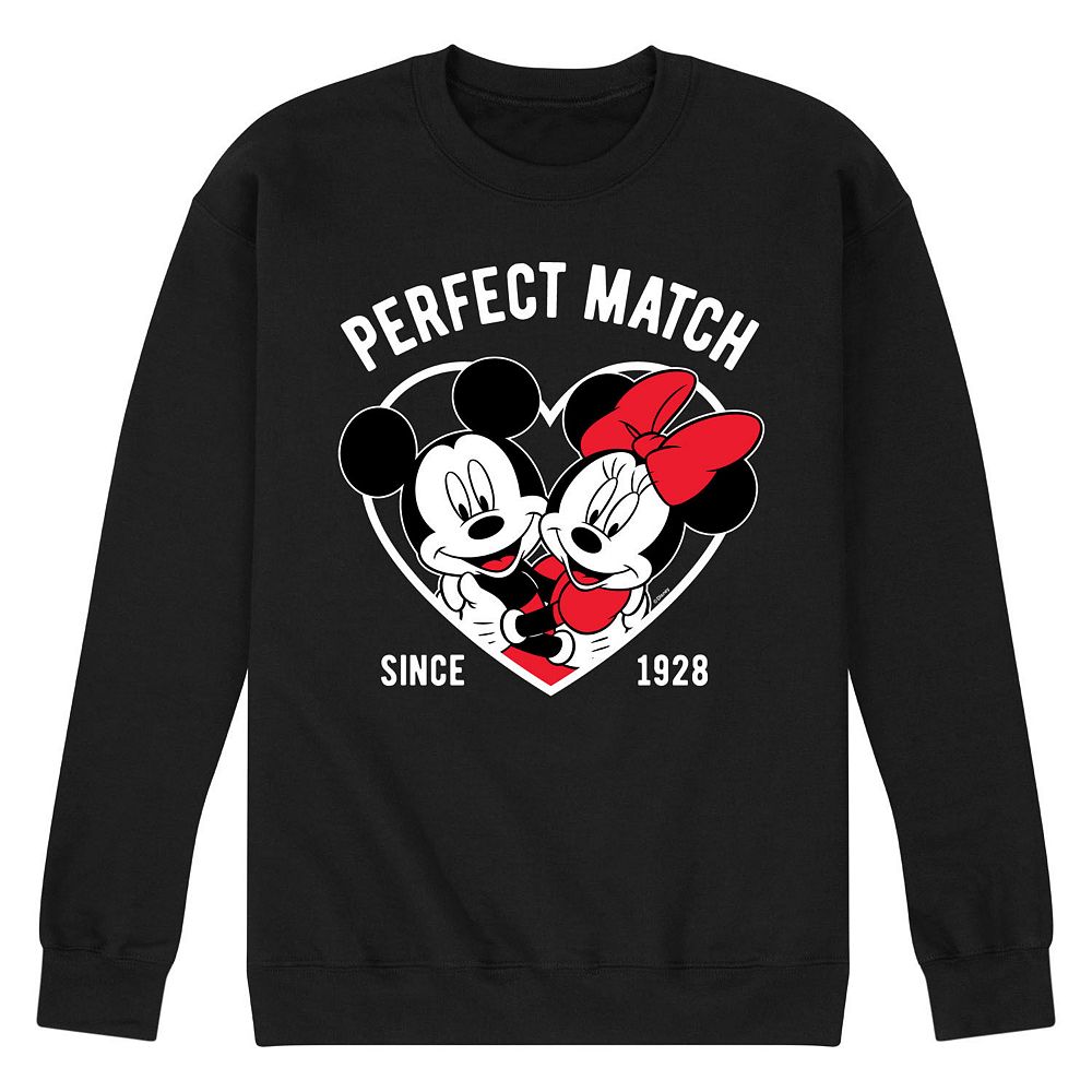 Disney's Men's Perfect Match Fleece Sweatshirt Disney's Men's Perfect Match Fleece Sweatshirt