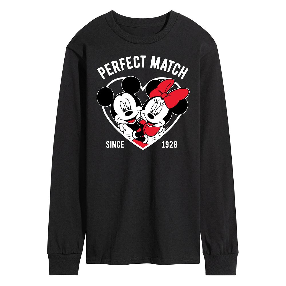 Disney's Men's Perfect Match Long Sleeve Tee