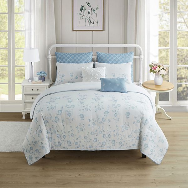 Sweet Home Collection Adeline Floral Comforter Set