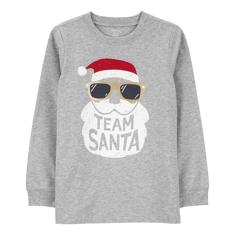 Boys 4-14 Carter's Christmas Long Sleeve Graphic Tee