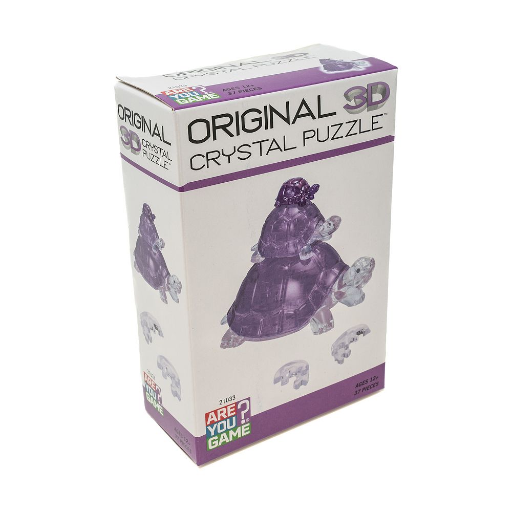 3D Turtles 37-Piece Crystal Puzzle