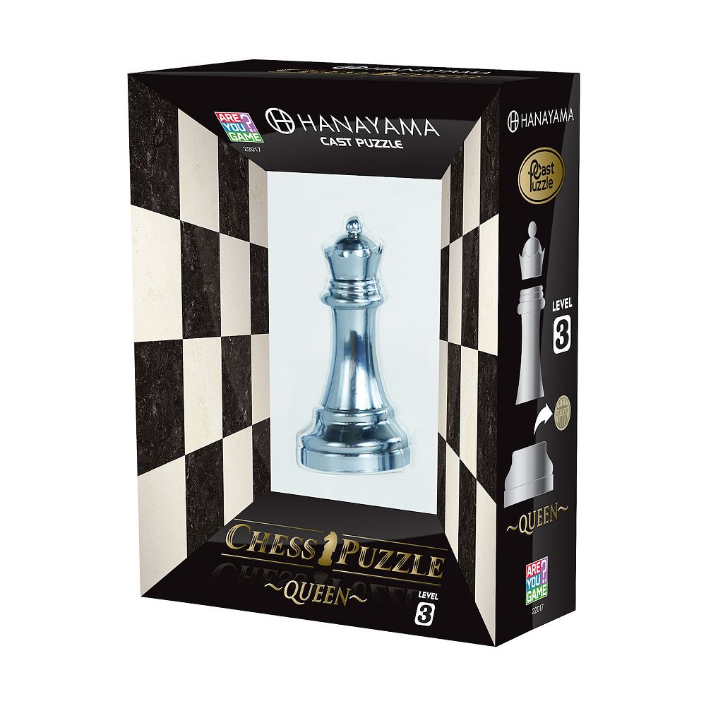 Hanayama Level 3 Cast Chess Puz Queen