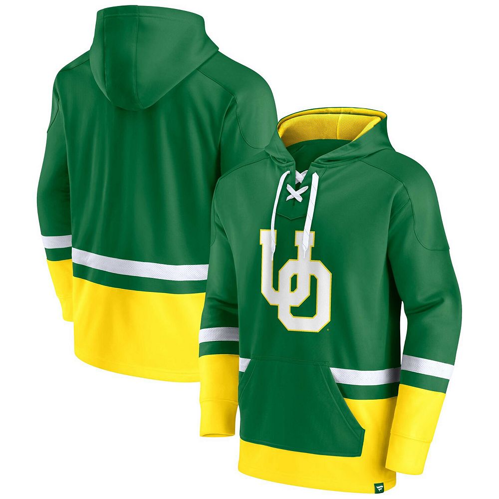 Men's Fanatics Branded Green Oregon Ducks First Battle Pullover Hoodie