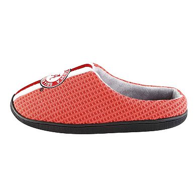 Men's FOCO Crimson Alabama Crimson Tide Team Stripe Memory Foam Slide ...