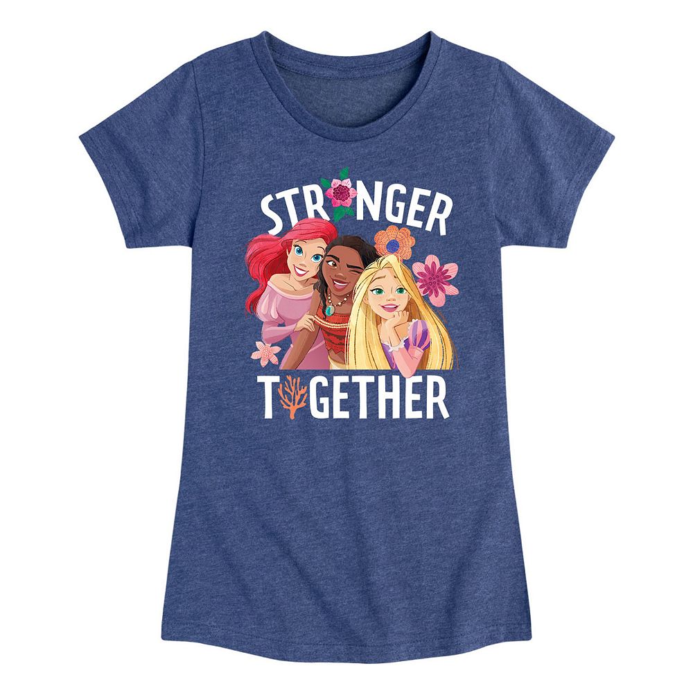 Disney's Princesses Girls 7-16 Stronger Together Graphic Tee
