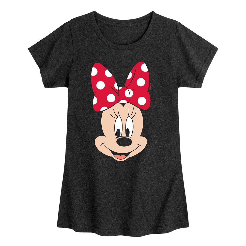 Disney's Minnie Mouse Face Girls 7-16 Graphic Tee