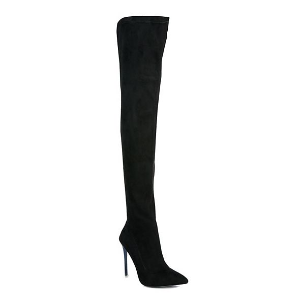 London Rag Atelier Women's Stretch Stiletto Boots