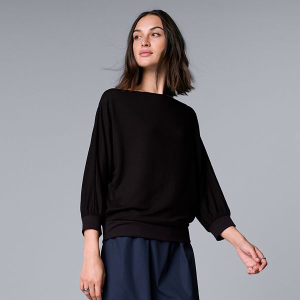 Women's Simply Vera Vera Wang Open Neck Top