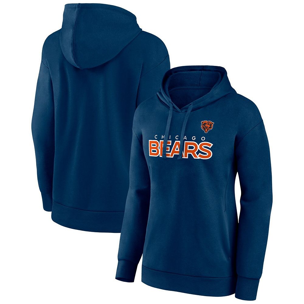 Women's Fanatics Navy Chicago Bears Iconic Cotton Fleece Checklist ...