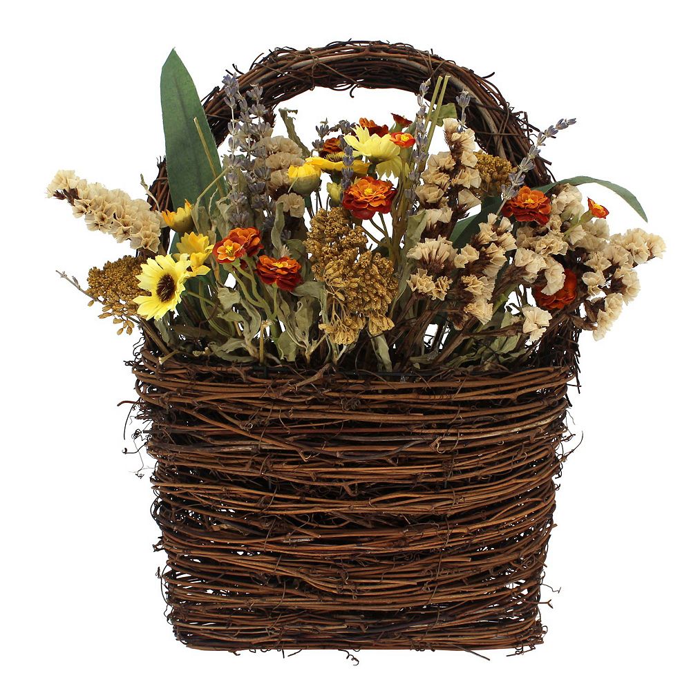 Sonoma Goods For Life® Artificial Fall Botanical Basket Wall Decor