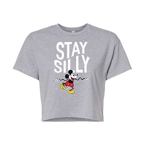 Disney's Mickey Mouse & Friends Juniors' Mickey Stay Silly Cropped ...