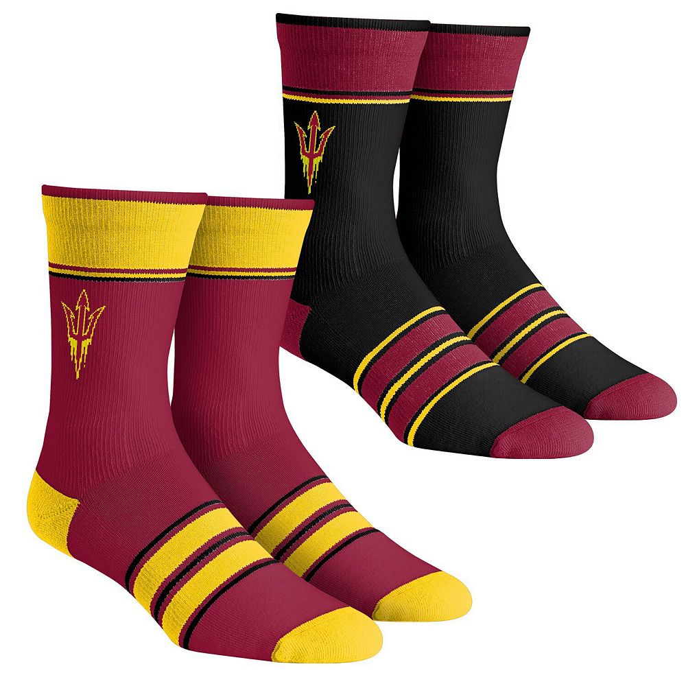 Youth Rock Em Socks Arizona State Sun Devils Multi-Stripe 2-Pack Team ...