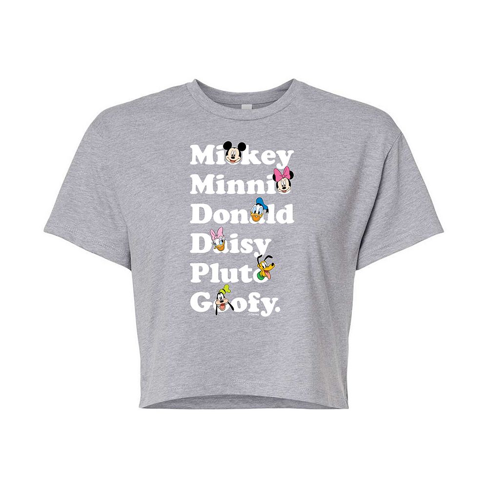 Disney's Mickey Mouse & Friends Juniors' Characters Name List Cropped ...