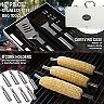 Home-Complete 16-pc. BBQ Grill Accessories Set with Aluminum Case