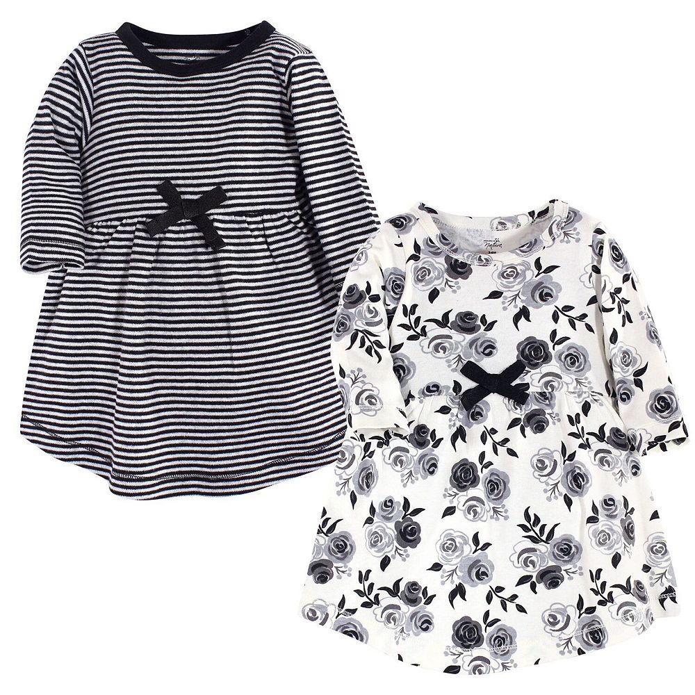 Touched by Nature Baby and Toddler Girl Organic Cotton Long-Sleeve ...