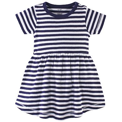 Touched by Nature Baby and Toddler Girl Organic Cotton Short-Sleeve ...