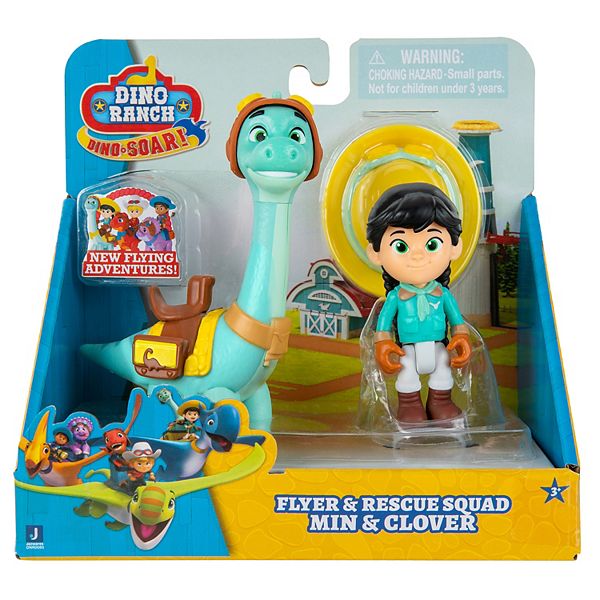 Dino Ranch Aviator Min & Clover Figure Set Dino Ranch Aviator Min & Clover Figure Set