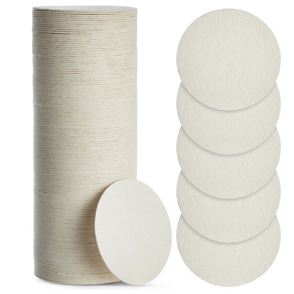 Cardboard Coasters - 150-Pack Disposable Heavyweight Coasters, Round ...