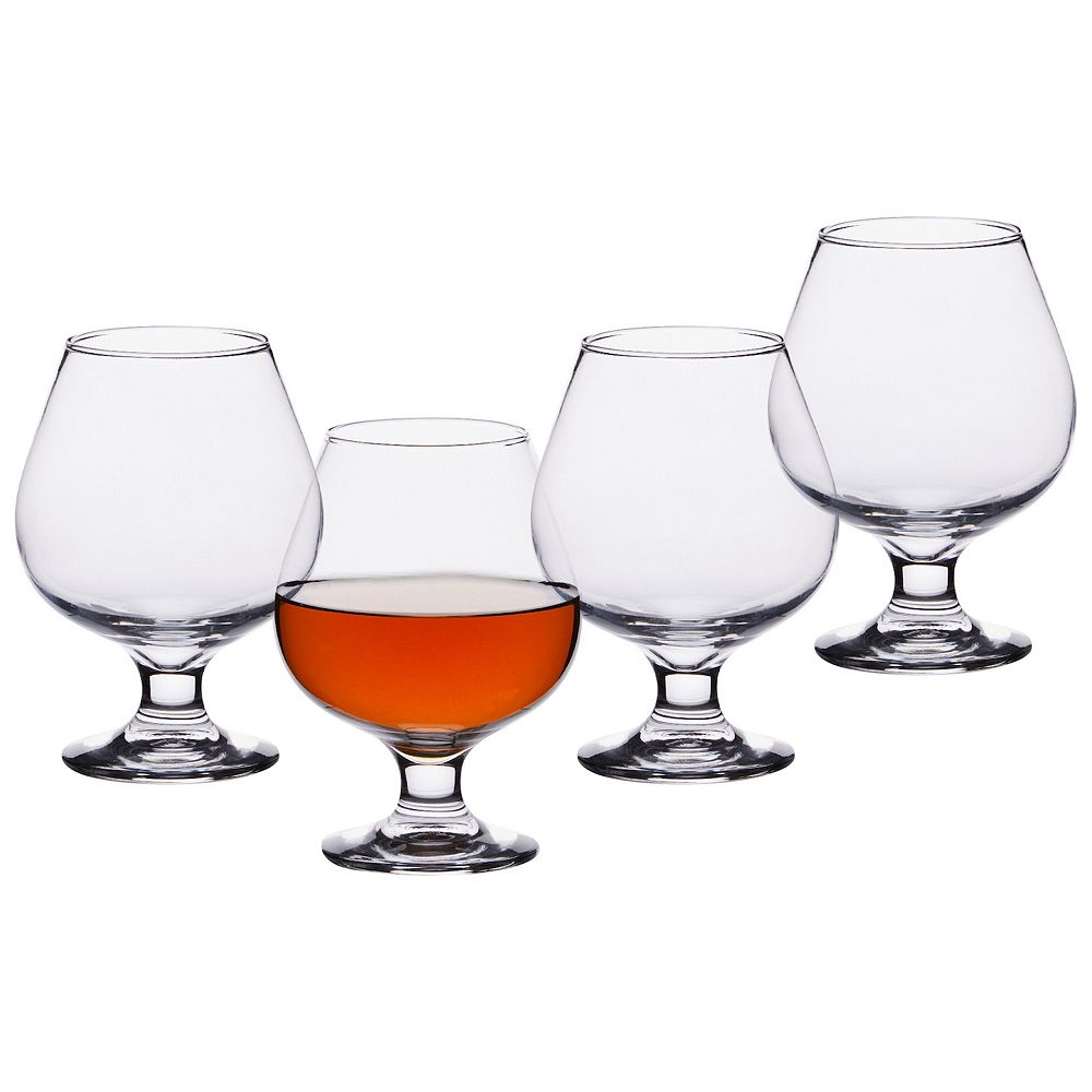 Brandy Snifter Glasses, Set of 4 for Cognac, Bourbon, Scotch, Whiskey ...
