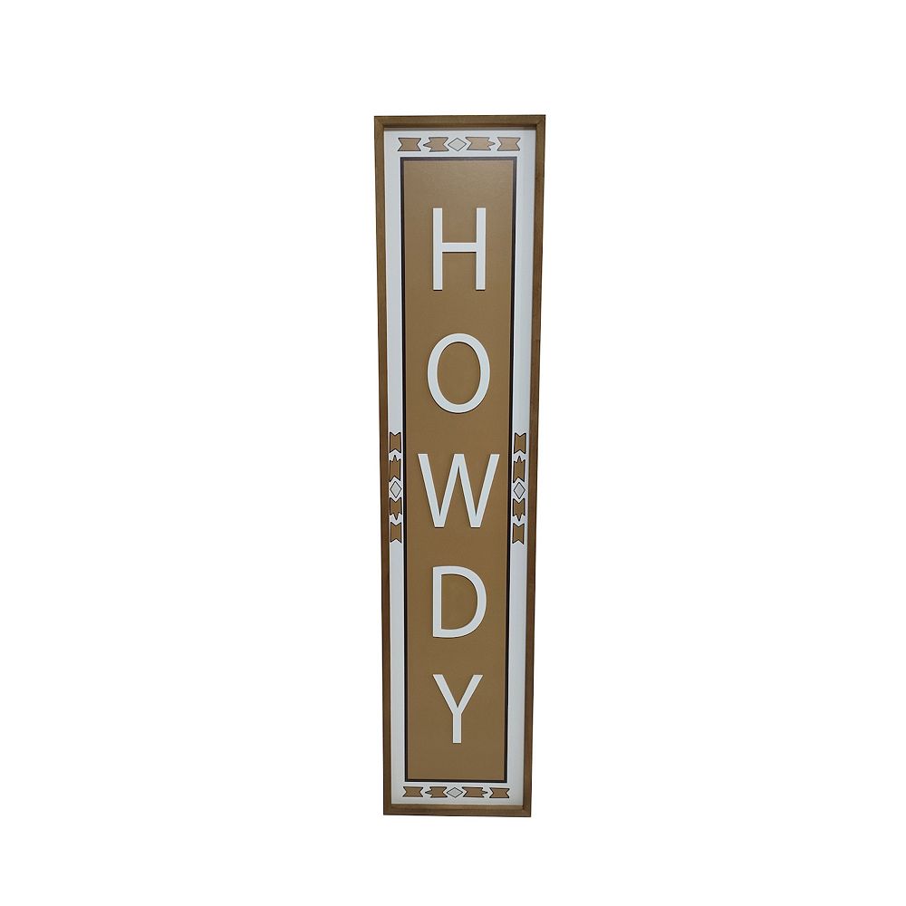Everyday Decor Howdy Porch Leaner