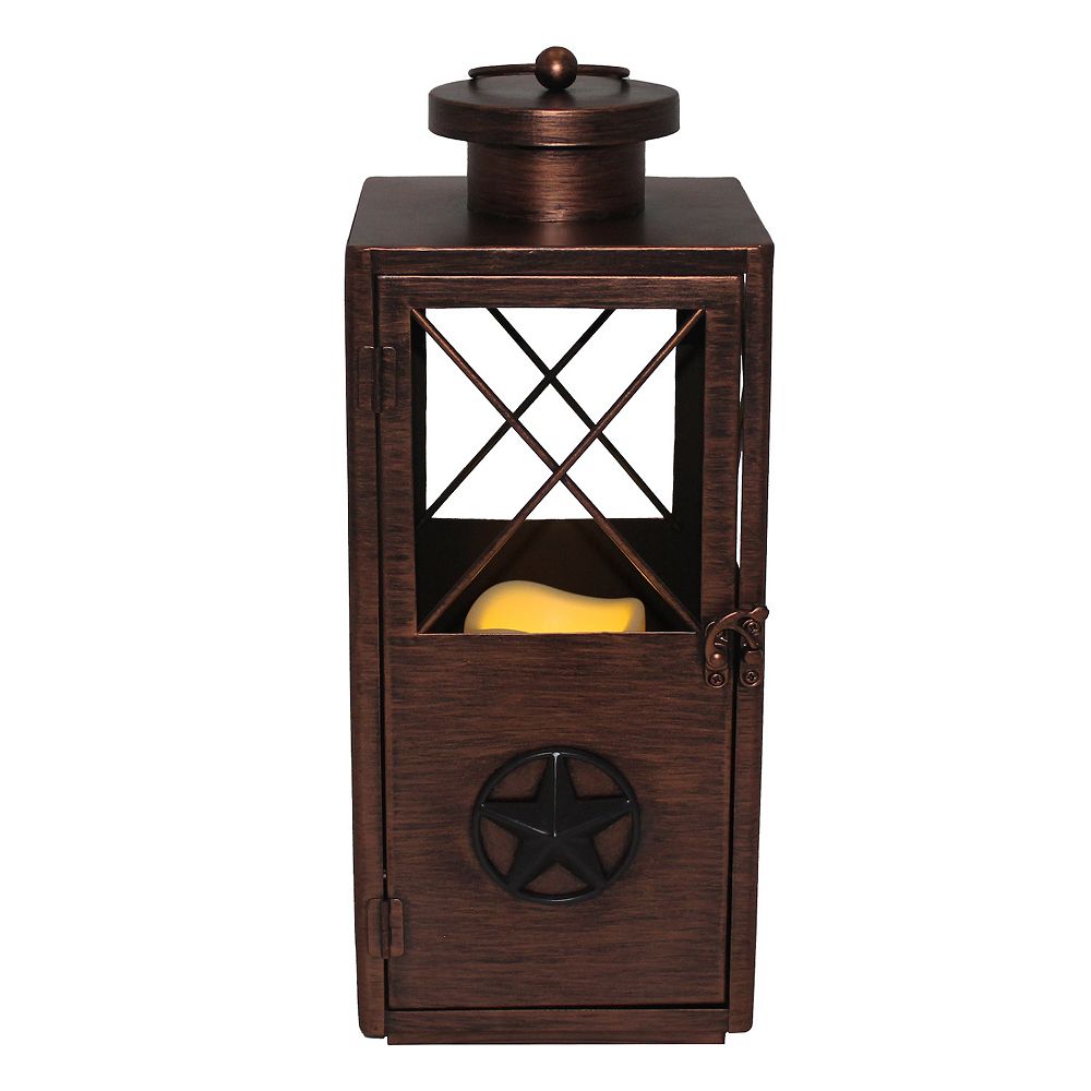 Everyday Decor Metal Texas Outdoor Lantern