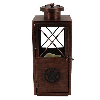 Everyday Decor Metal Texas Outdoor Lantern