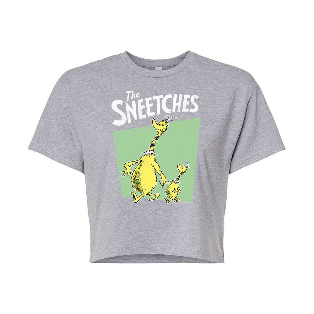 Juniors' Dr. Seuss "The Sneetches" Cropped Graphic Tee