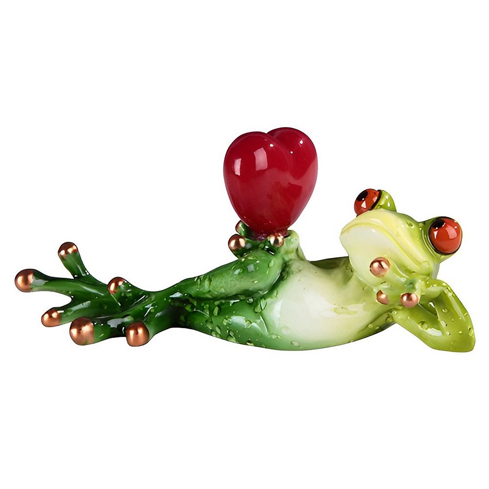 FC Design 6.5"W Lovely Tree Frog with Red Heart Statue Animal ...