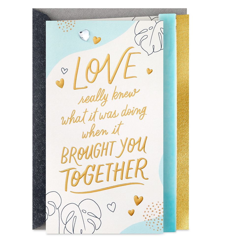 Hallmark So Right for Each Other Wedding - Bridal Shower- Engagement Card