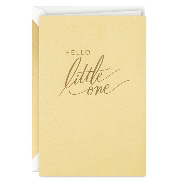 Hallmark Signature Hello, Little One Baby Shower Card