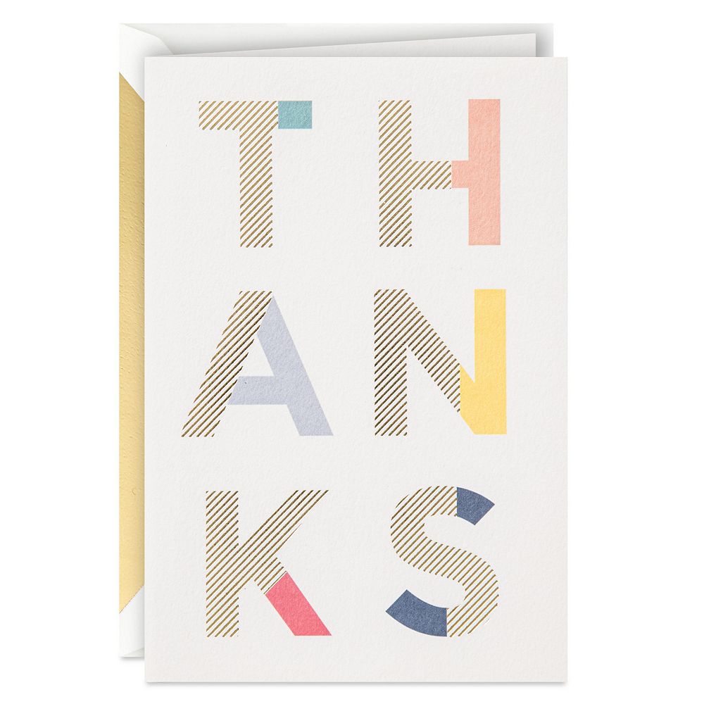 Hallmark Signature Thanks So Much Thank You Card