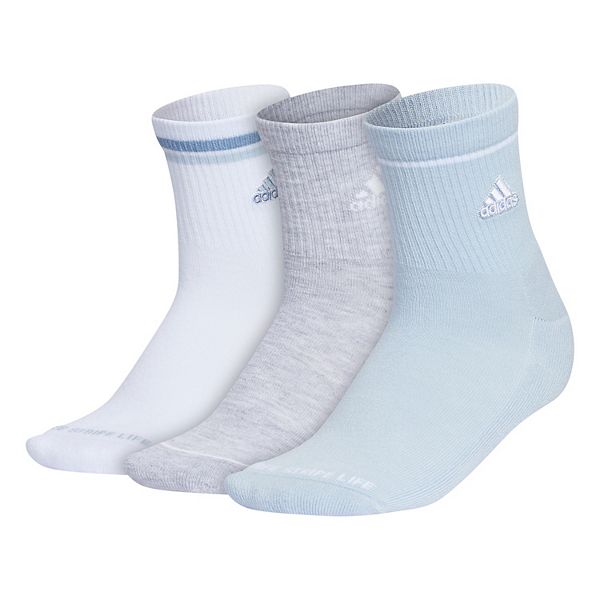 Womens Adidas Cushioned Sport 20 3 Pack High Quarter Socks