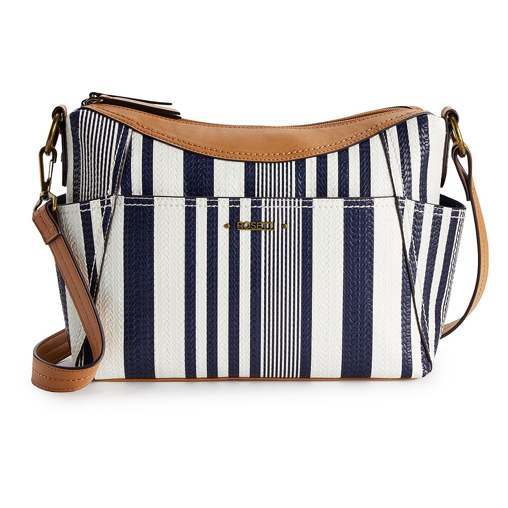 Rosetti Cindy Striped Convertible Shoulder Bag