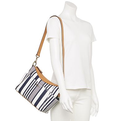 Rosetti Cindy Striped Convertible Shoulder Bag