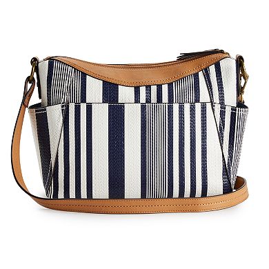 Rosetti Cindy Striped Convertible Shoulder Bag