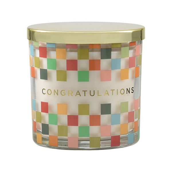 Sonoma Goods For Life® Congratulations Blue Citron 13oz. Candle Jar