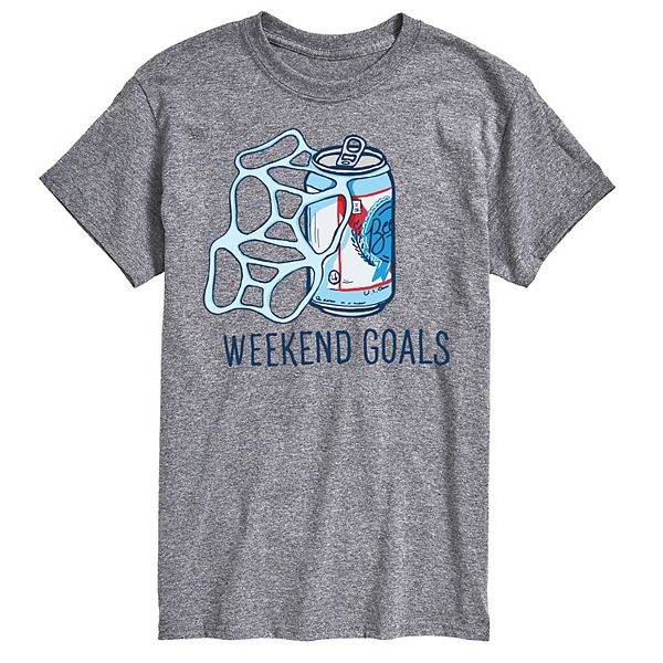 Big & Tall "Weekend Goals" Graphic Tee