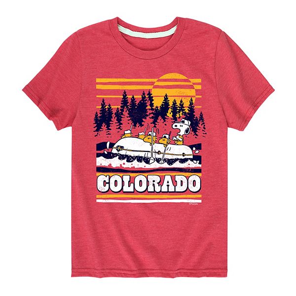 Boys 8-20 Peanuts Colorado Rafting Graphic Tee
