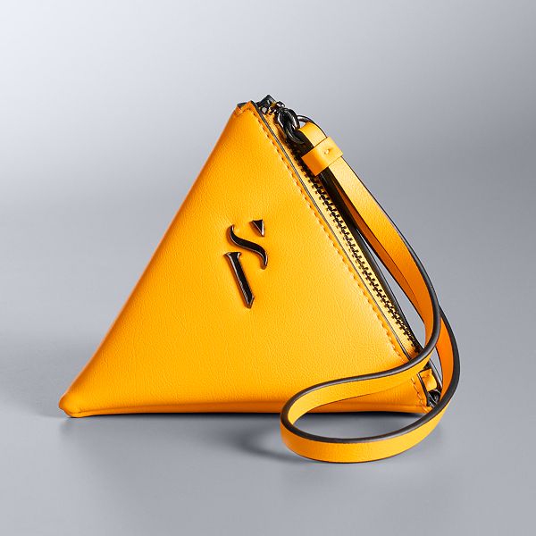 Women's Simply Vera Vera Wang Cana Logo Geo Pouch Wristlet