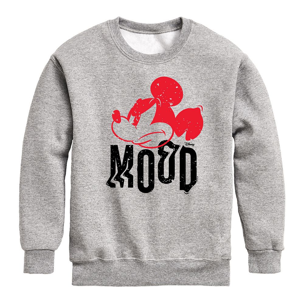 Disney's Mickey Mouse Boys 8-20 Mood Crew Fleece Sweatshirt