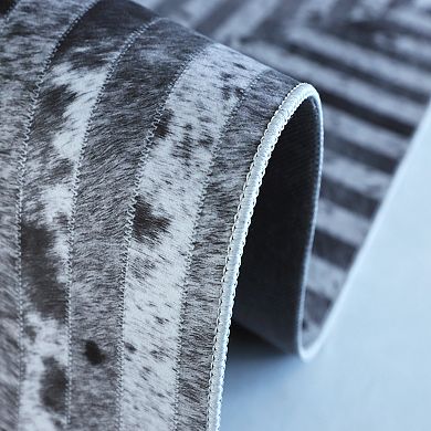 Walk on Me Faux Cowhide Digital Printed Patchwork Caught in the ...