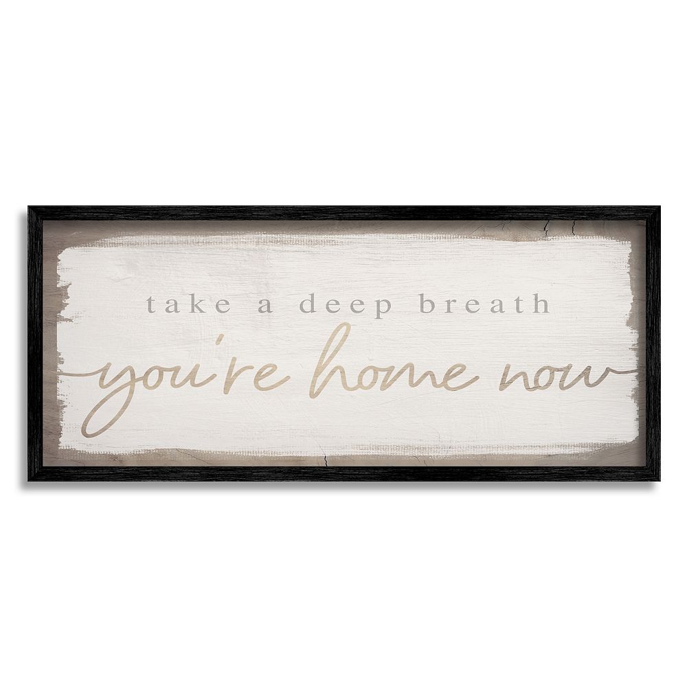 Stupell Home Decor You're Home Now Framed Wall Art
