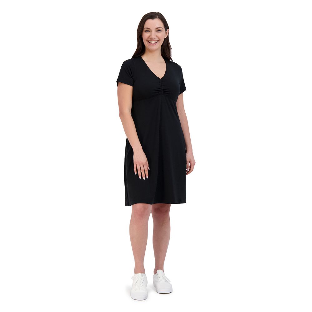 Women's ZeroXposur Purpose Short Sleeve Ruched Dress