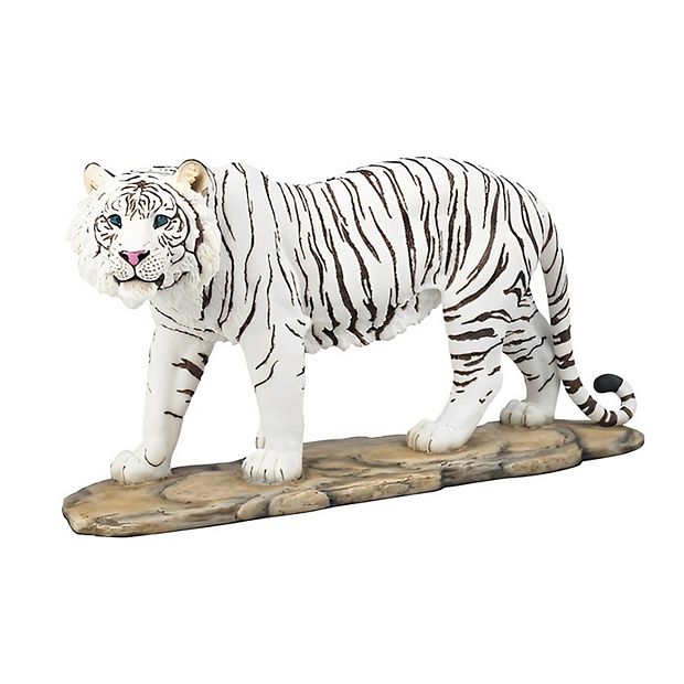 Interiors Home White Tiger White Tiger Large Art On Wood Frame With