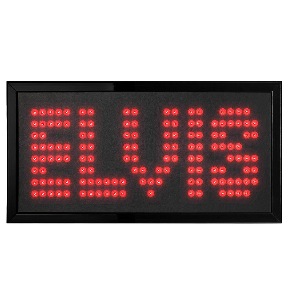 American Art Décor Elvis LED Marquee Wall Decor