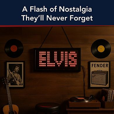 American Art Décor Elvis LED Marquee Wall Decor
