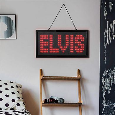 American Art Décor Elvis LED Marquee Wall Decor