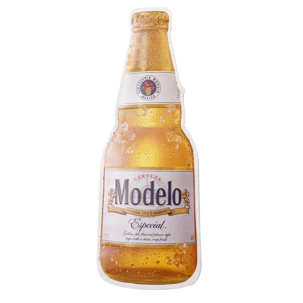 American Art Décor Modelo Cerveza Especial Beer Bottle Metal Wall Decor
